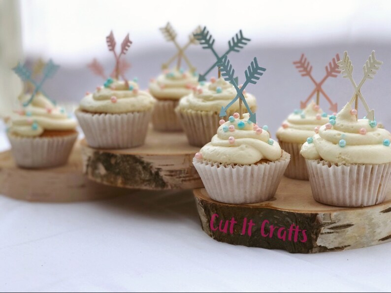 Boho Theme Cupcake Toppers - Etsy