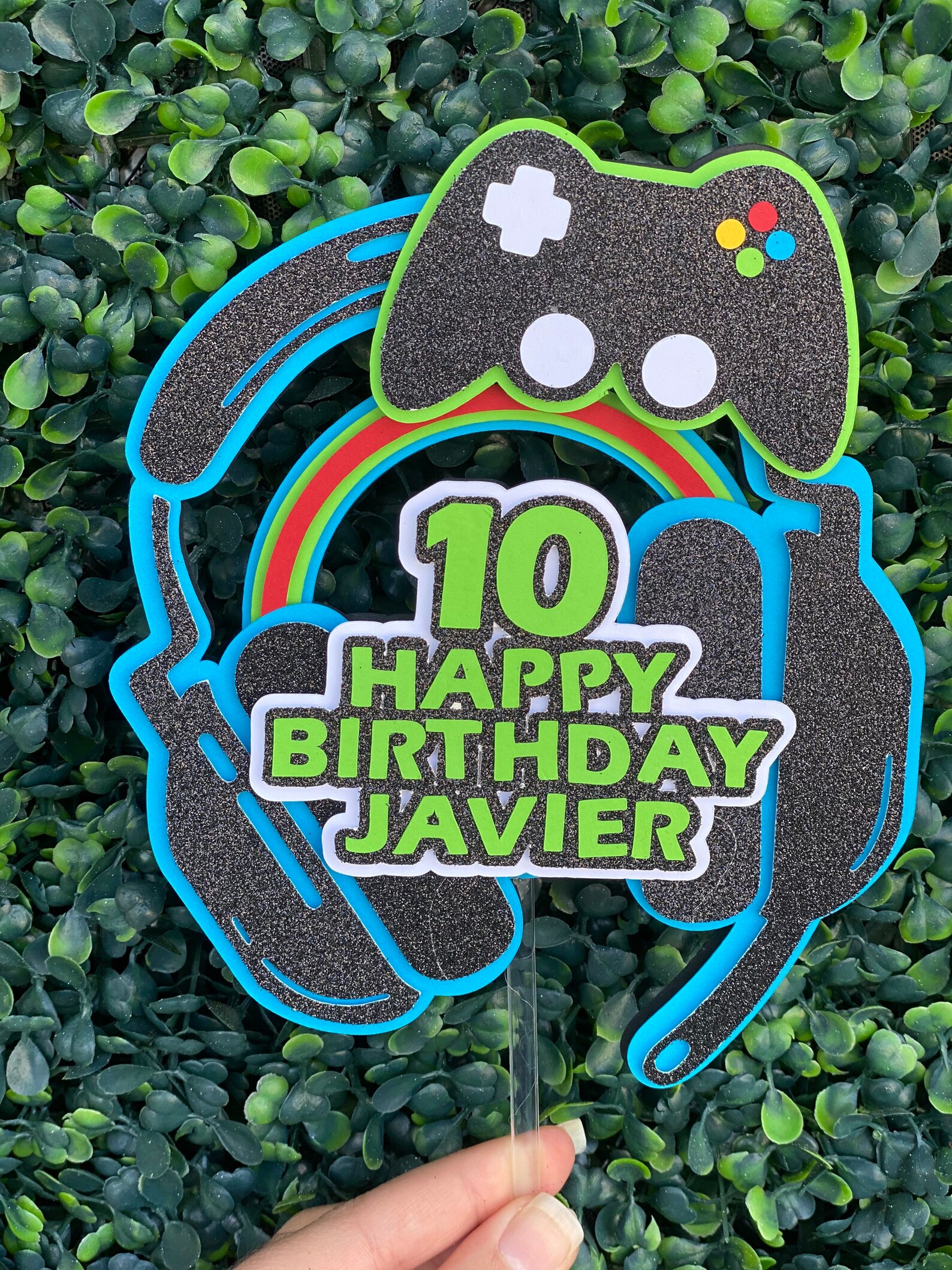 Gamer Cake Topper / Personalized Gamer Cake Topper! Play Station Cake ...