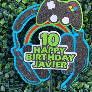 Gamer Cake Topper / Personalized Gamer Cake Topper! Play Station Cake ...