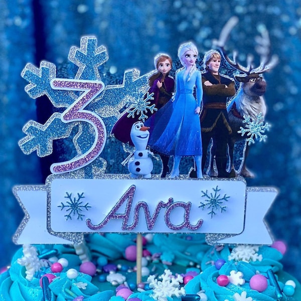 Frozen Cake Topper - Etsy
