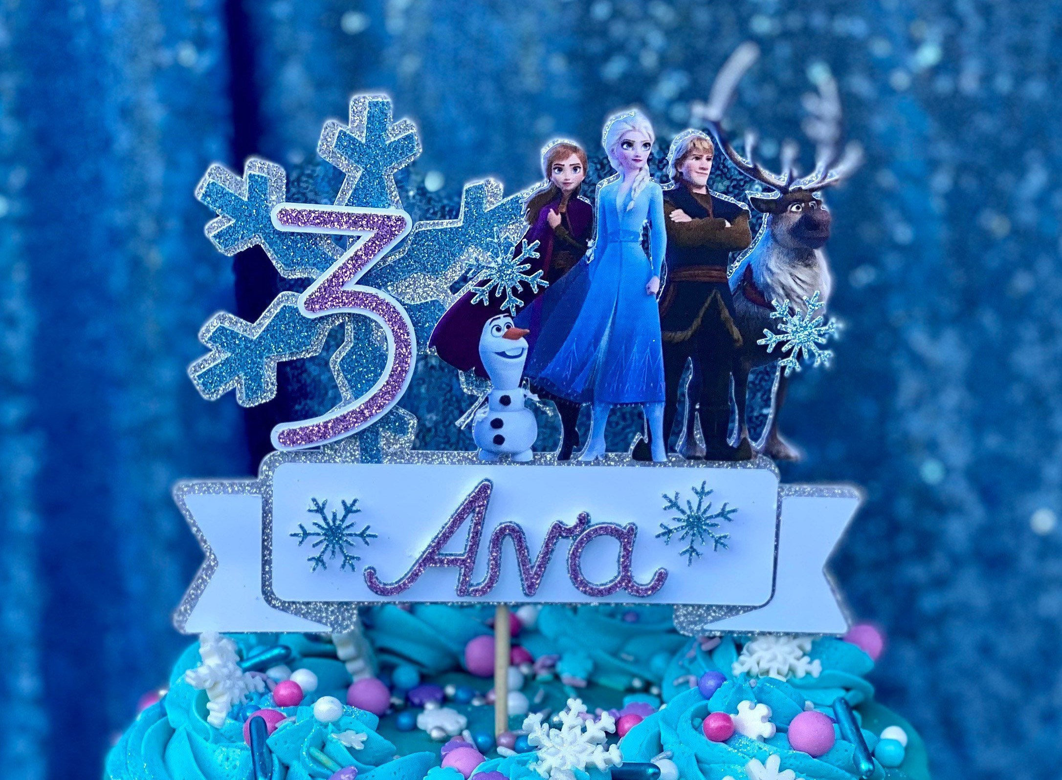 Frozen Cake Topper | Etsy