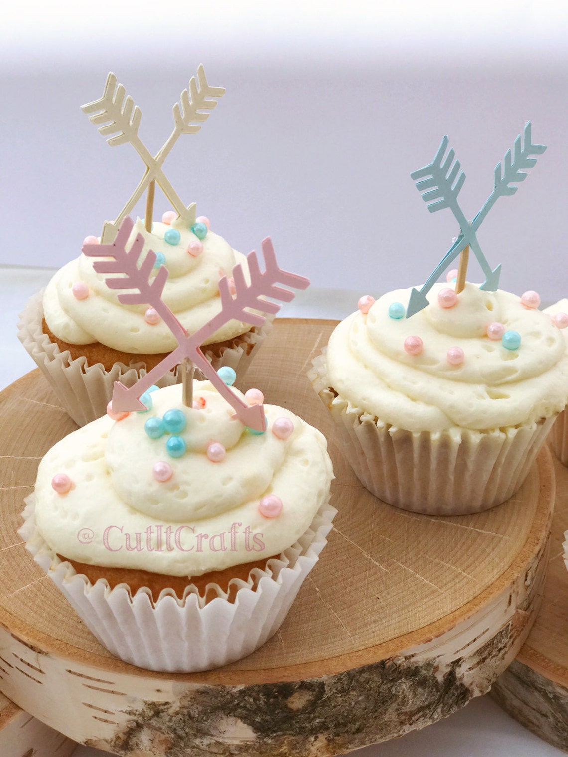 Boho Theme Cupcake Toppers - Etsy