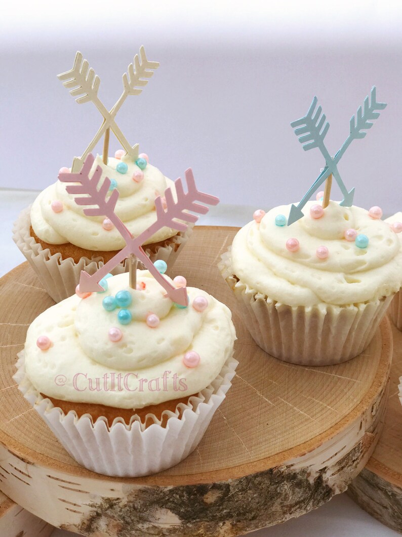 Boho Theme Cupcake Toppers - Etsy