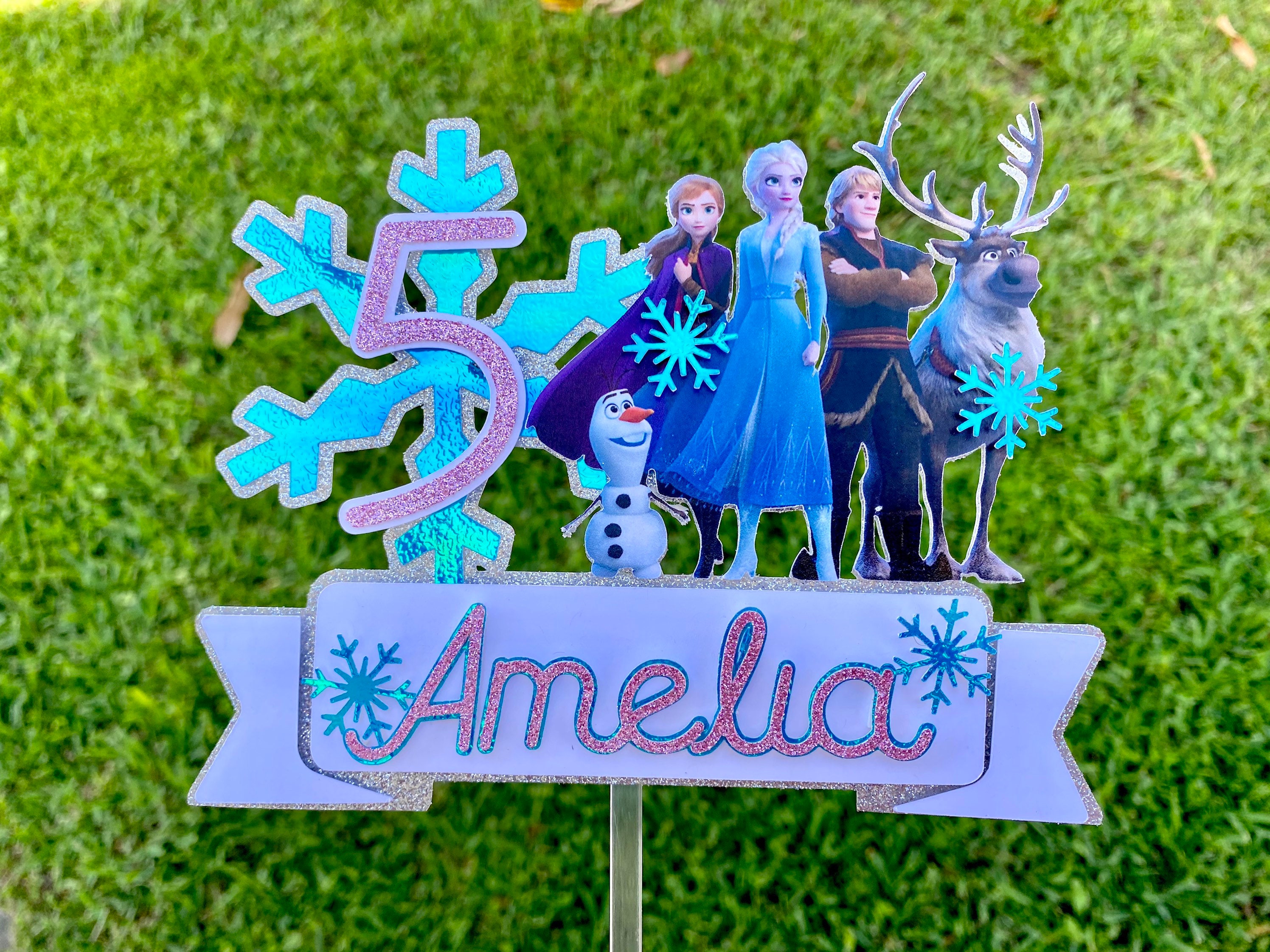 Frozen Cake Topper | Etsy