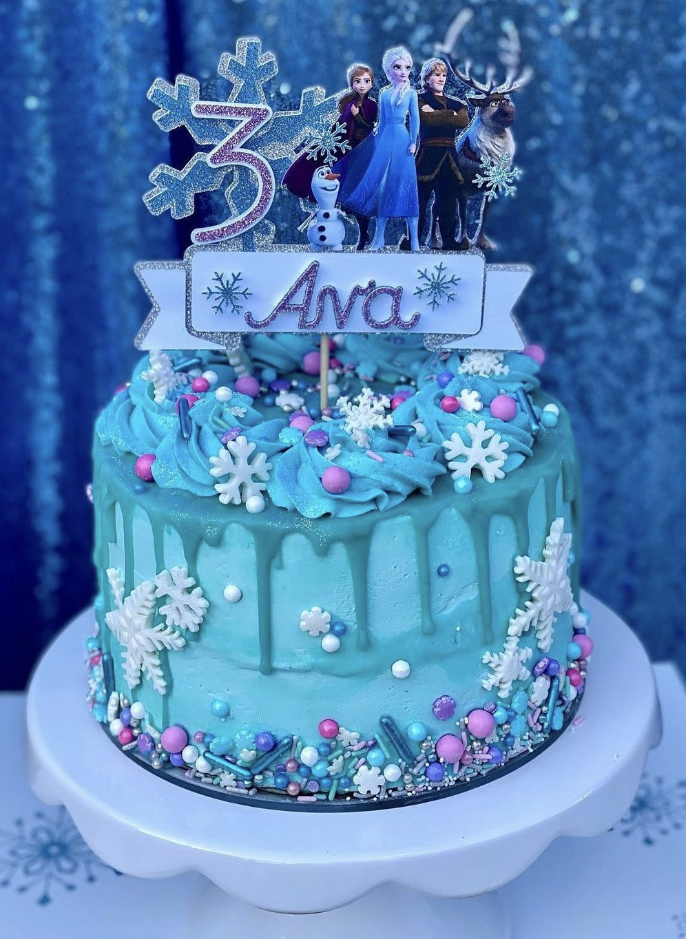 Frozen Cake Topper | Etsy