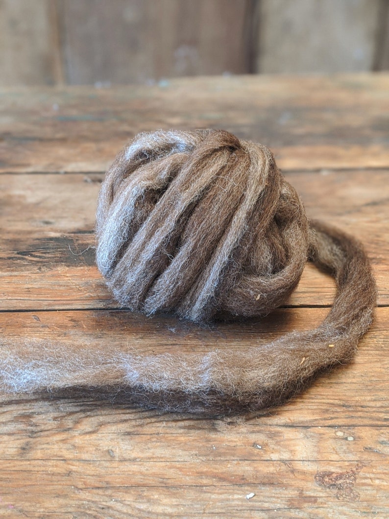 Brown Morrit Shetland Wool Roving - Etsy