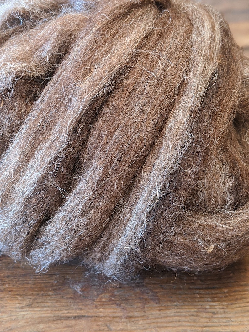 Brown Morrit Shetland Wool Roving - Etsy