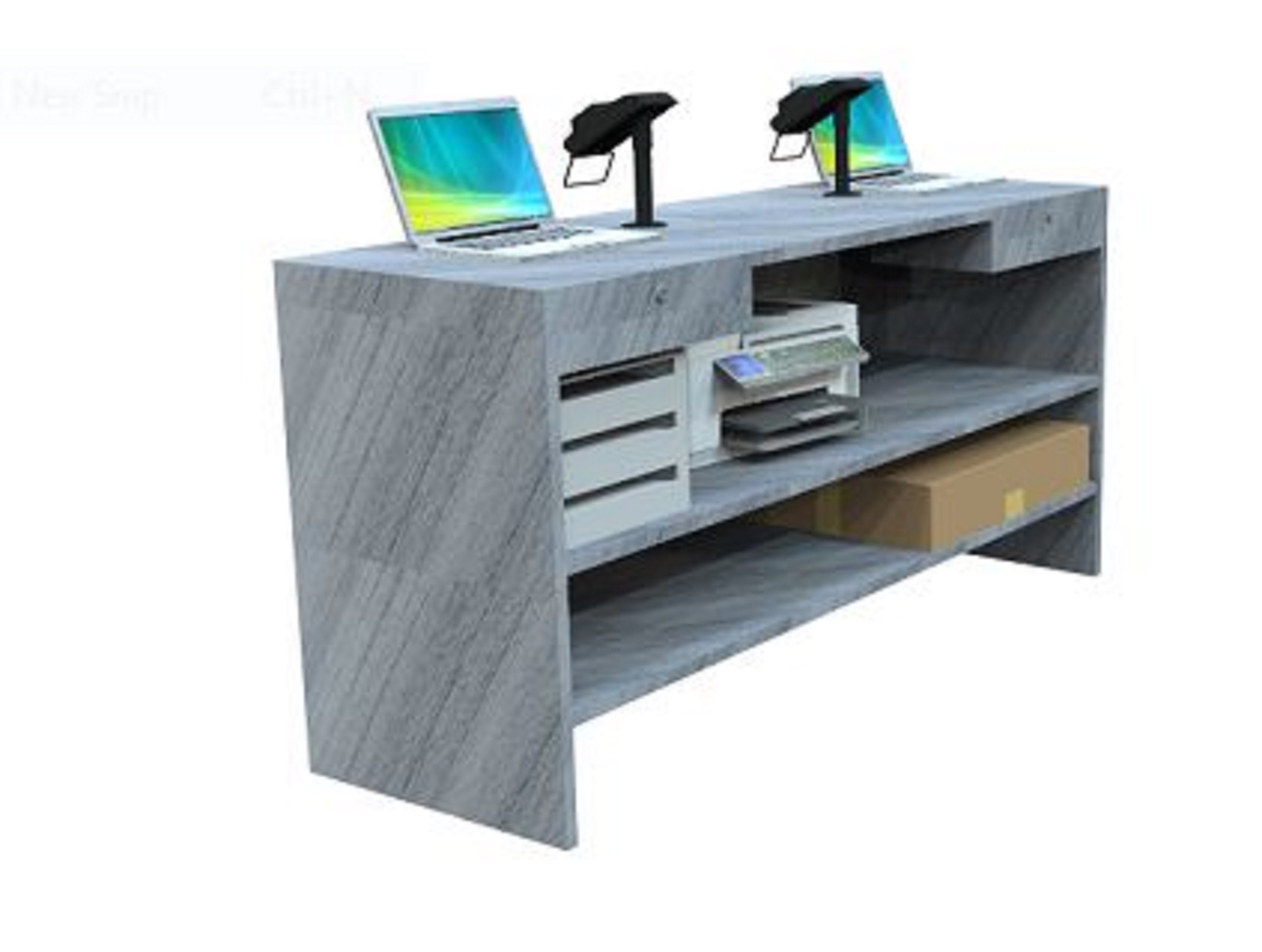 Uno Standing Height Reception Desk - Etsy