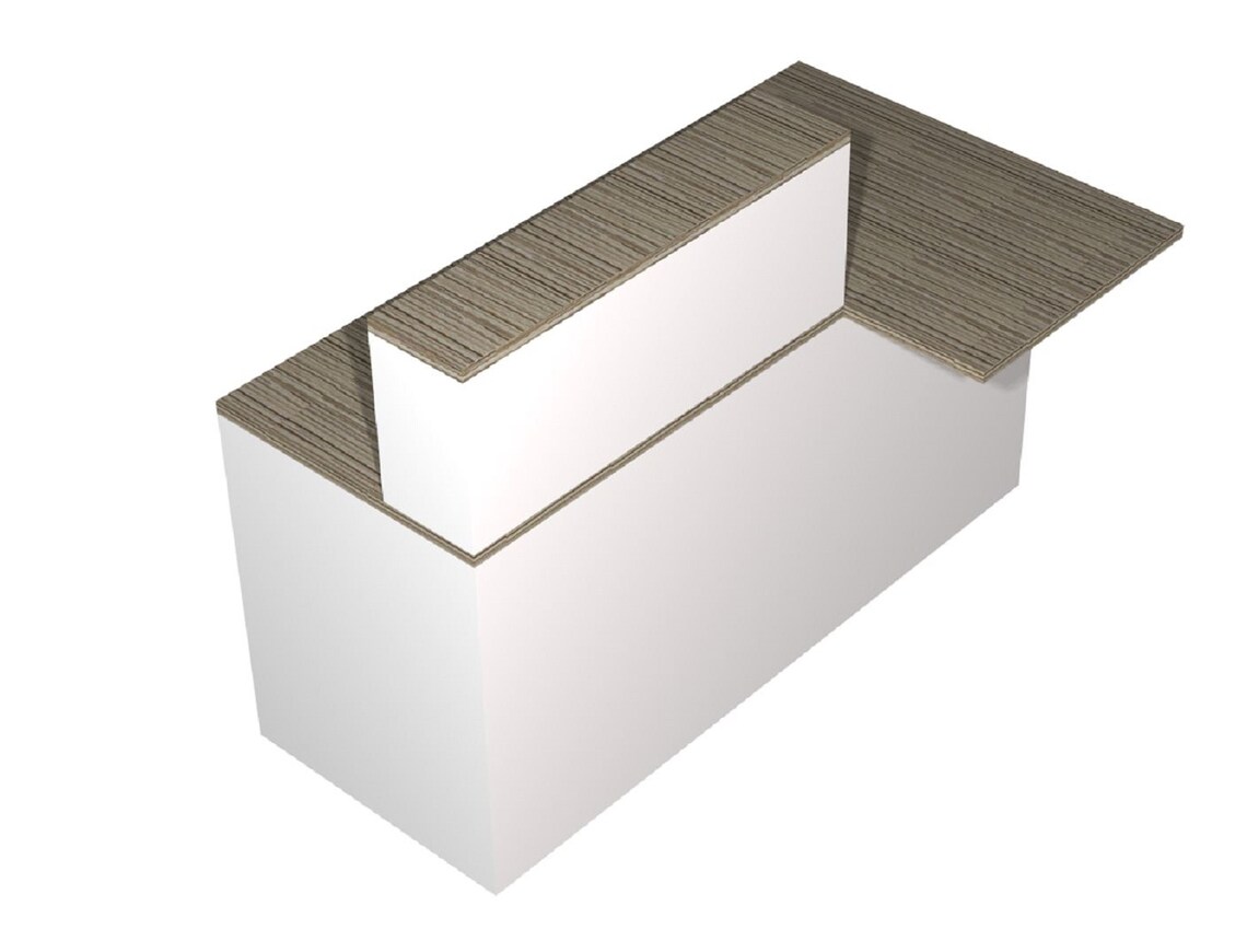 Mini Reception Desk is a Versatile That Gives Space for the | Etsy