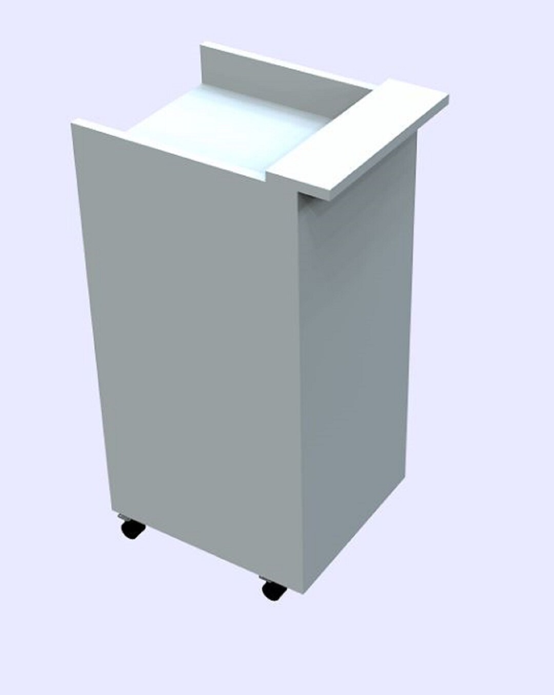 Buzz Hostess Stand With Wheels - Portable Presentation Podium - Mobile ...