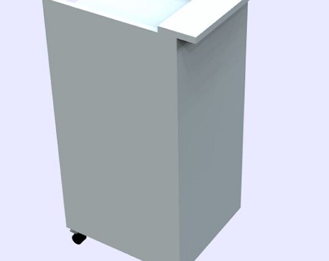 Buzz Hostess Stand With Wheels - Portable Presentation Podium - Mobile ...