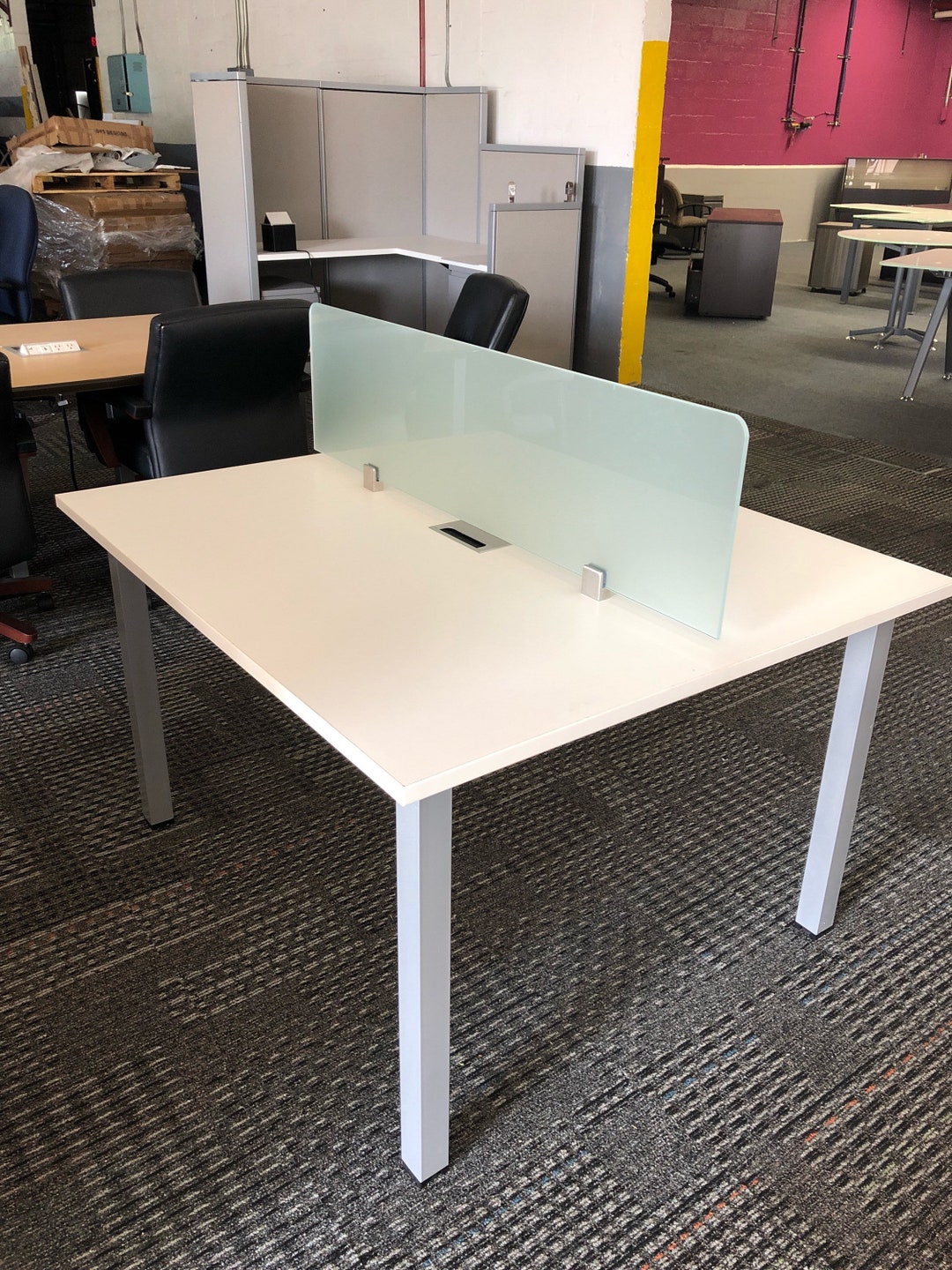 2 Person Workstation Benching Desk - Etsy