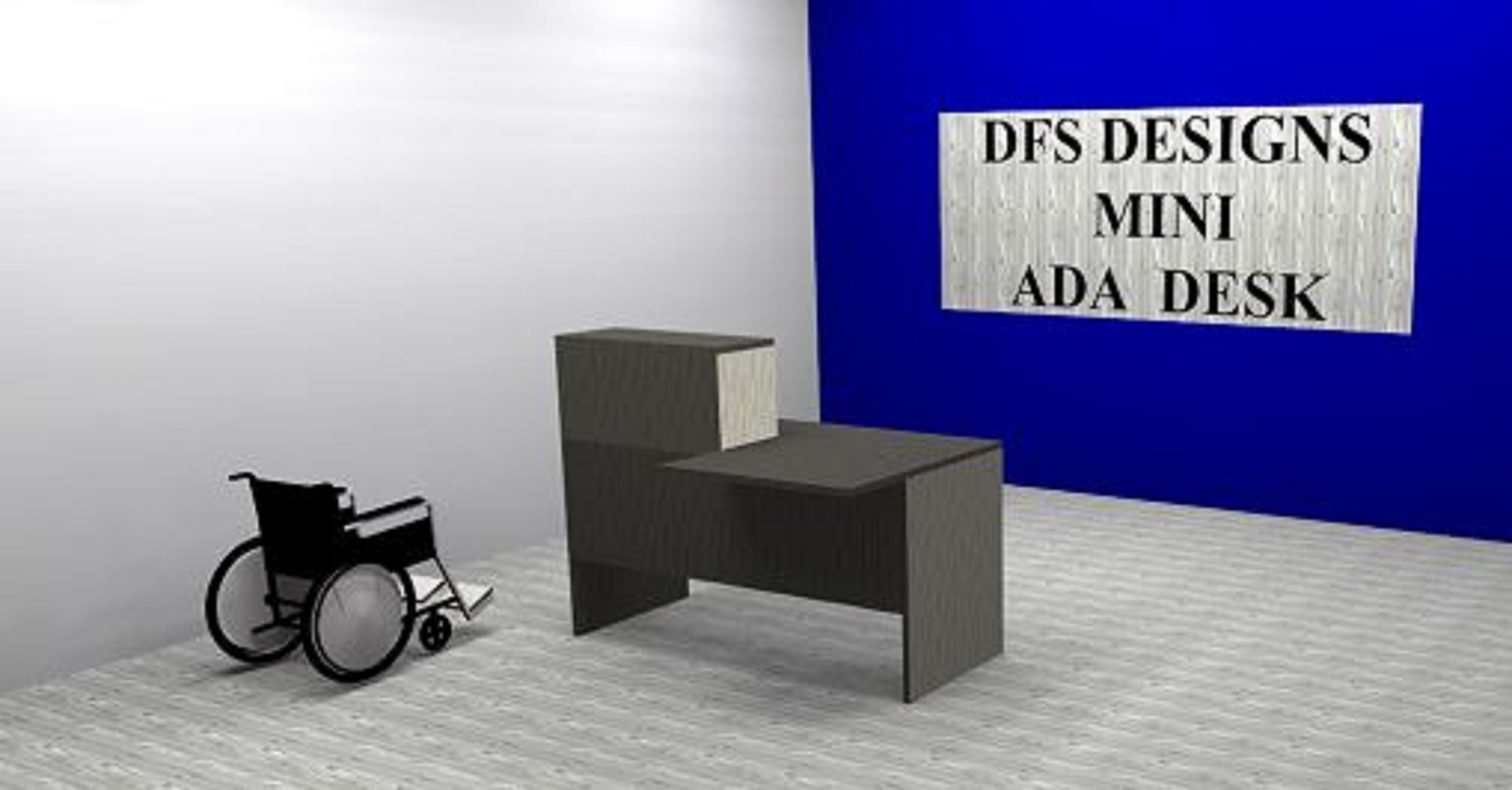 ADA Mini Desk by Dfs Designs | Etsy