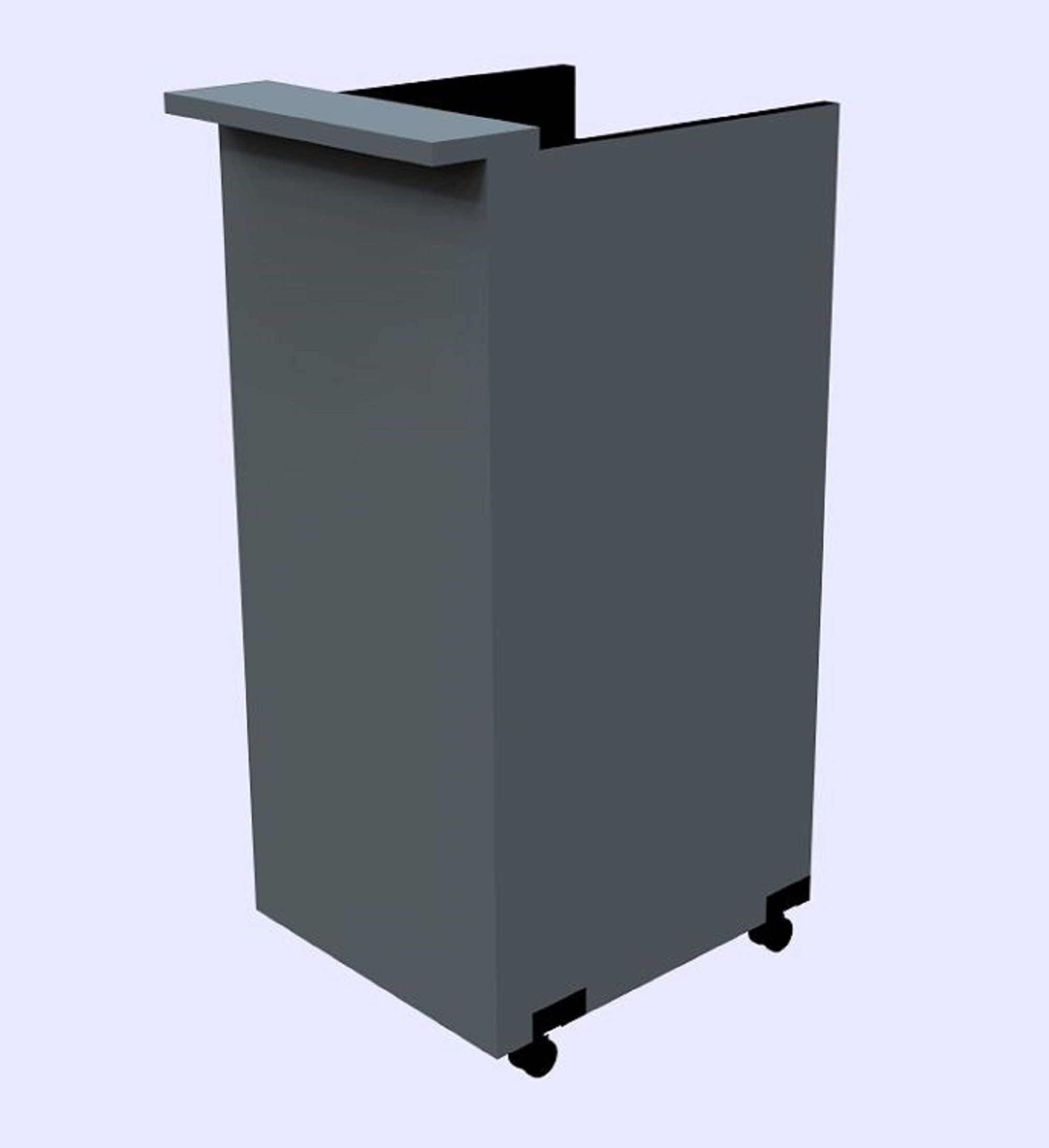 Buzz Hostess Stand With Wheels - Portable Presentation Podium - Mobile ...