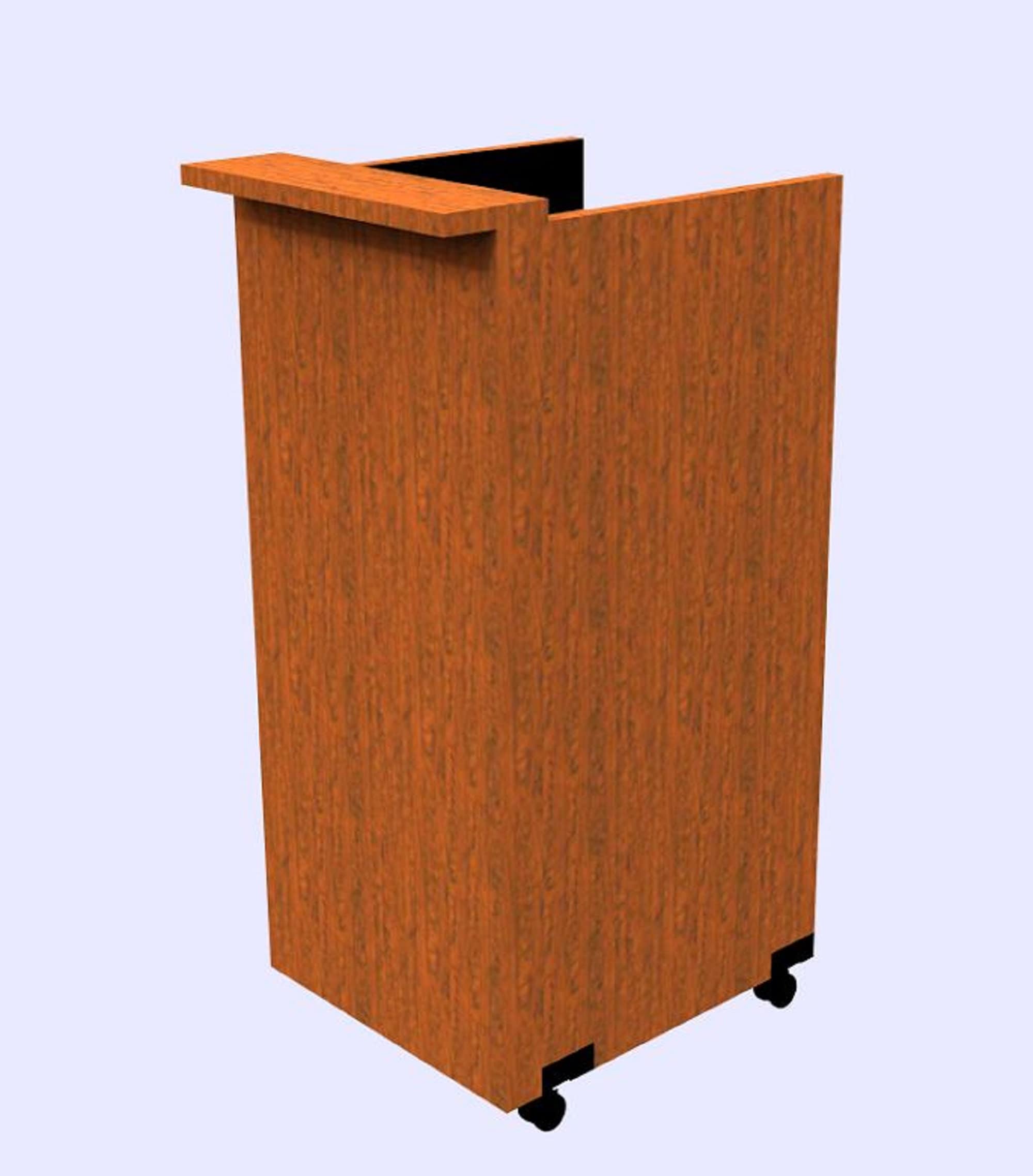 Buzz Hostess Stand With Wheels - Portable Presentation Podium - Mobile ...
