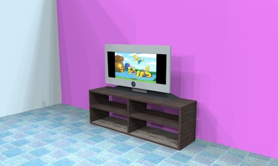 60 by 15 TV stand by DFS Designs with custom size | Etsy Nederland
