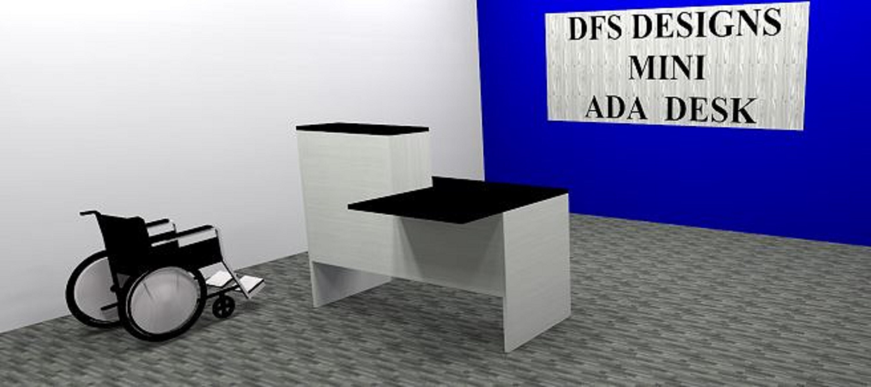 ADA Mini Desk by Dfs Designs - Etsy