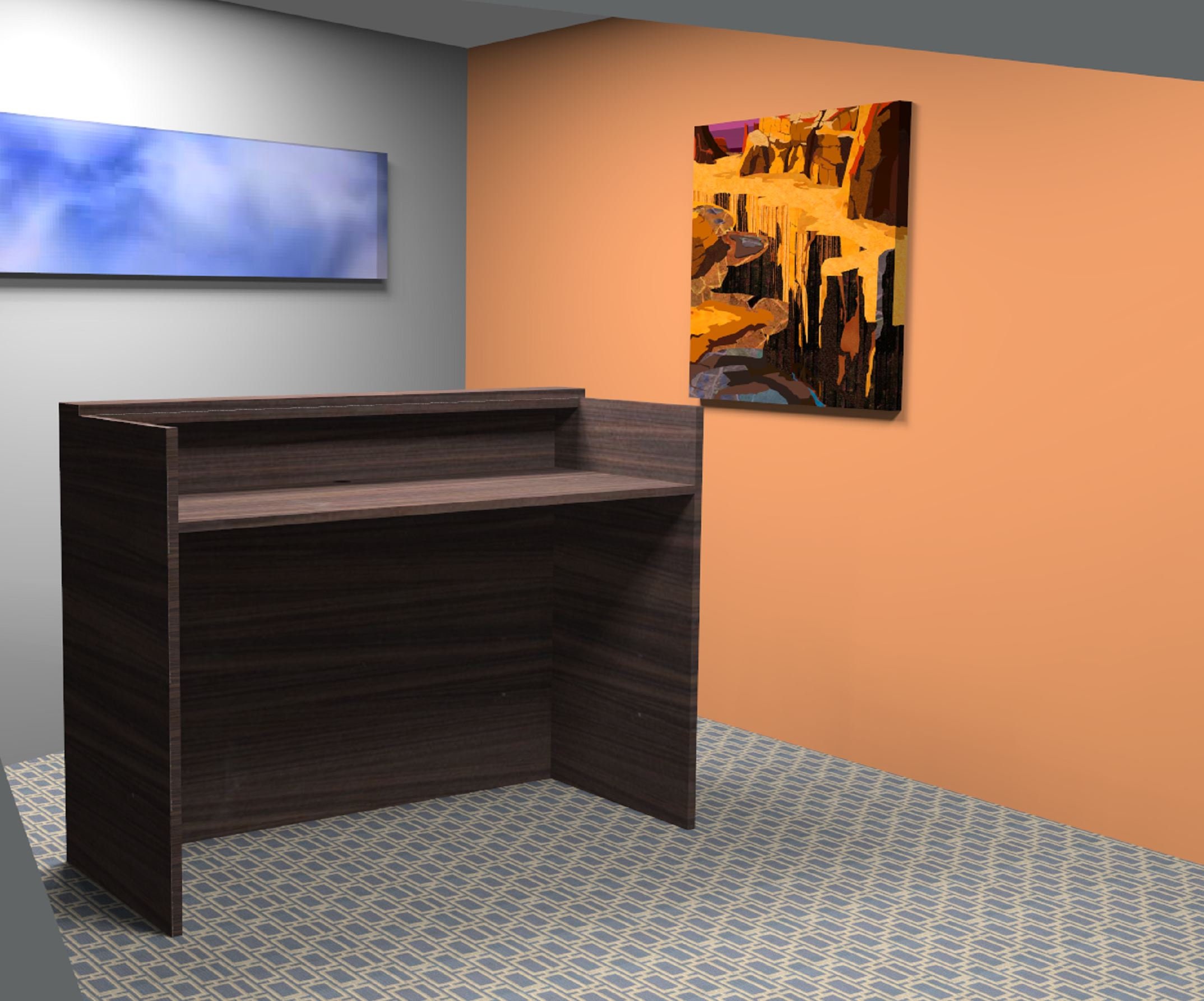 Standing Height Reception Desk (bar Reception) by DFS Designs - Etsy