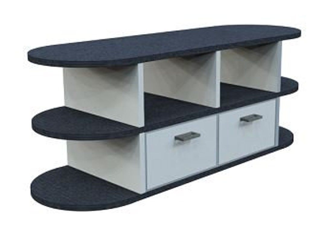 Racetrack TV Stand or Coffee Table by Dfs Designs - Etsy