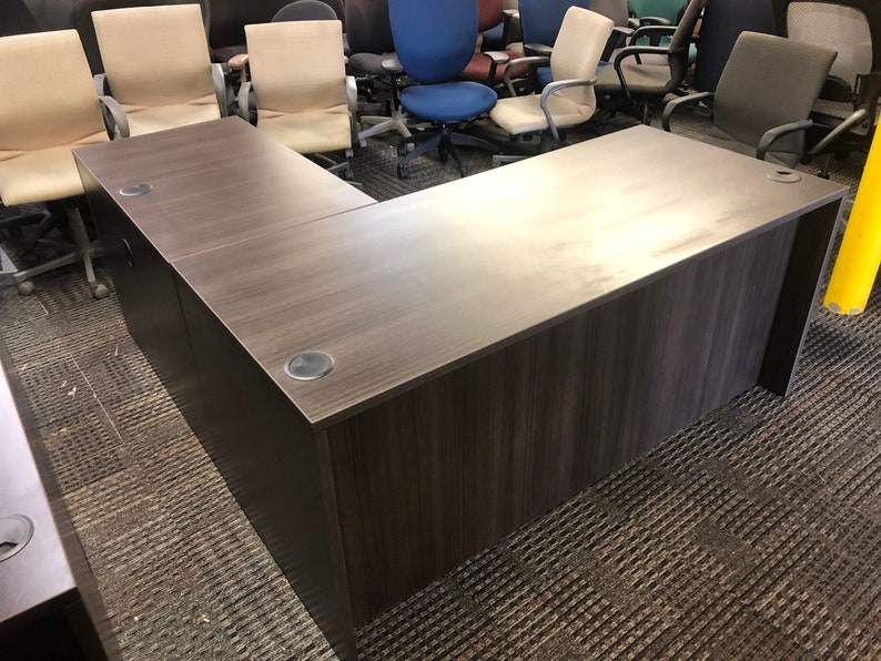 BOX Office Desks 66 by 30 With a 24 by 42 Return and a Box | Etsy