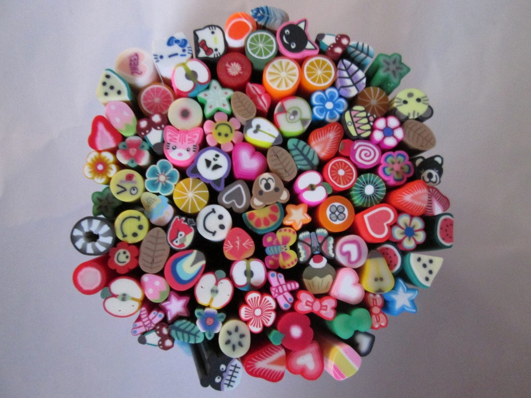 Jackpot of 200 Fimo Canes Mixed Patterns to Be Sliced B - Etsy