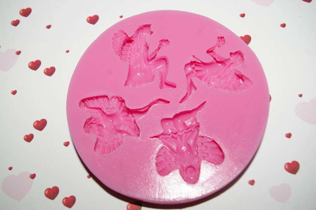 Silicone Mold Four Models of Angels - Etsy