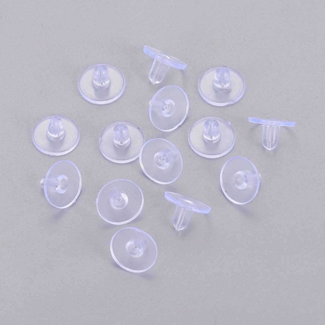 100 Silicone Pushers Pad Stoppers 9 X 6 Mm Stop for Chip or Clips - Etsy