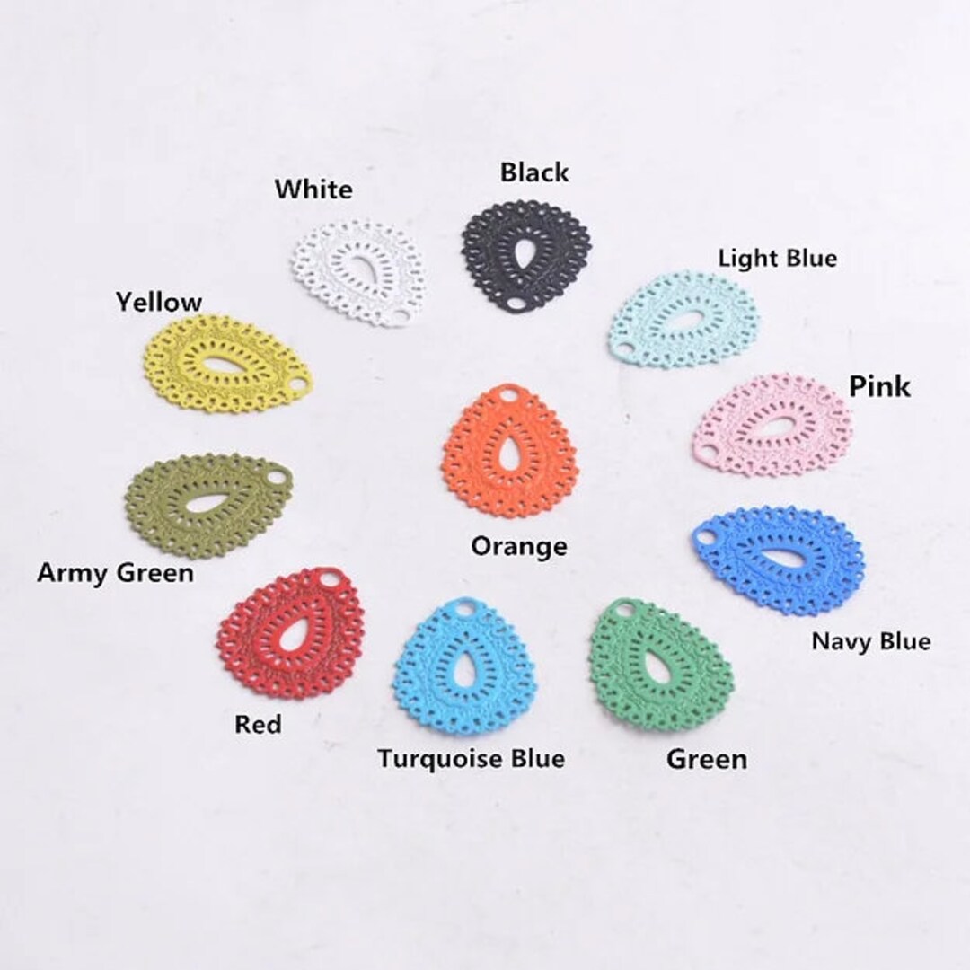 4 Watermark Drop Prints 17 X 12 Mm 11 Colors - Etsy