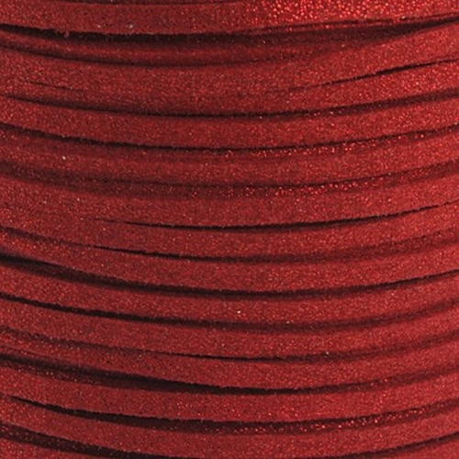 1 Metre of Sequined Red Suede Cord in 3mm - Etsy