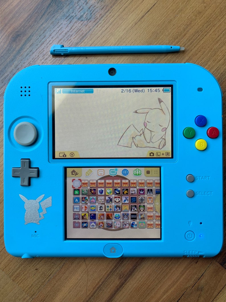 2DS & 3DS Custom Made Modding Service Only 128GB SD Included Choose ...