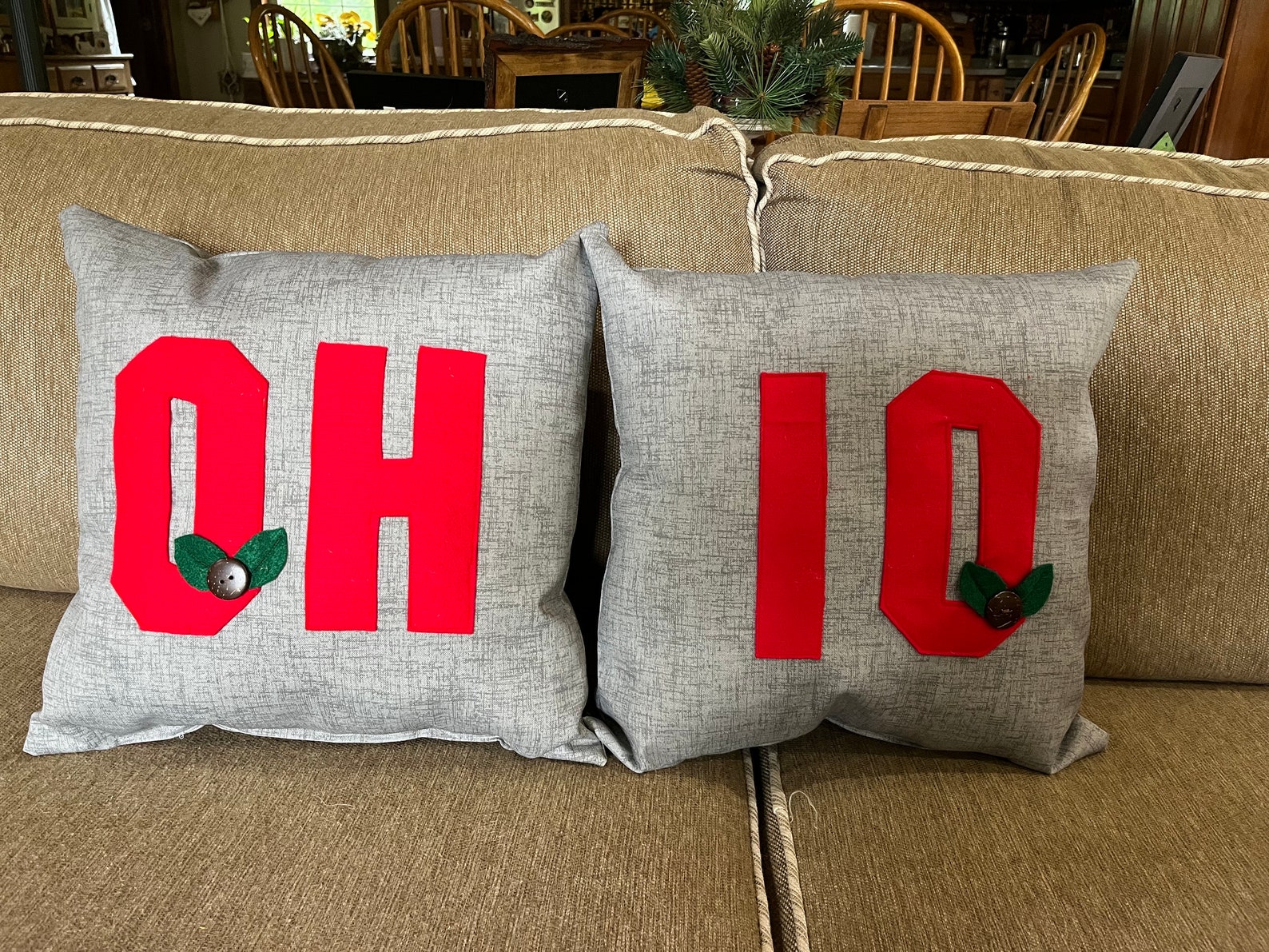 Ohio State Pillows (set of 2) - Etsy