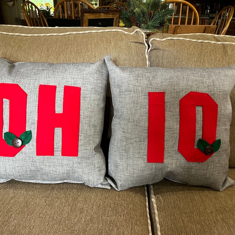 Ohio State Pillow - Etsy