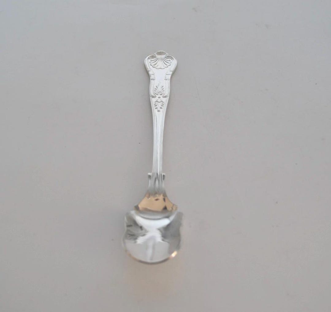 Vintage Stilton Scoop Kings Pattern Silver Plated Excellent Unused ...