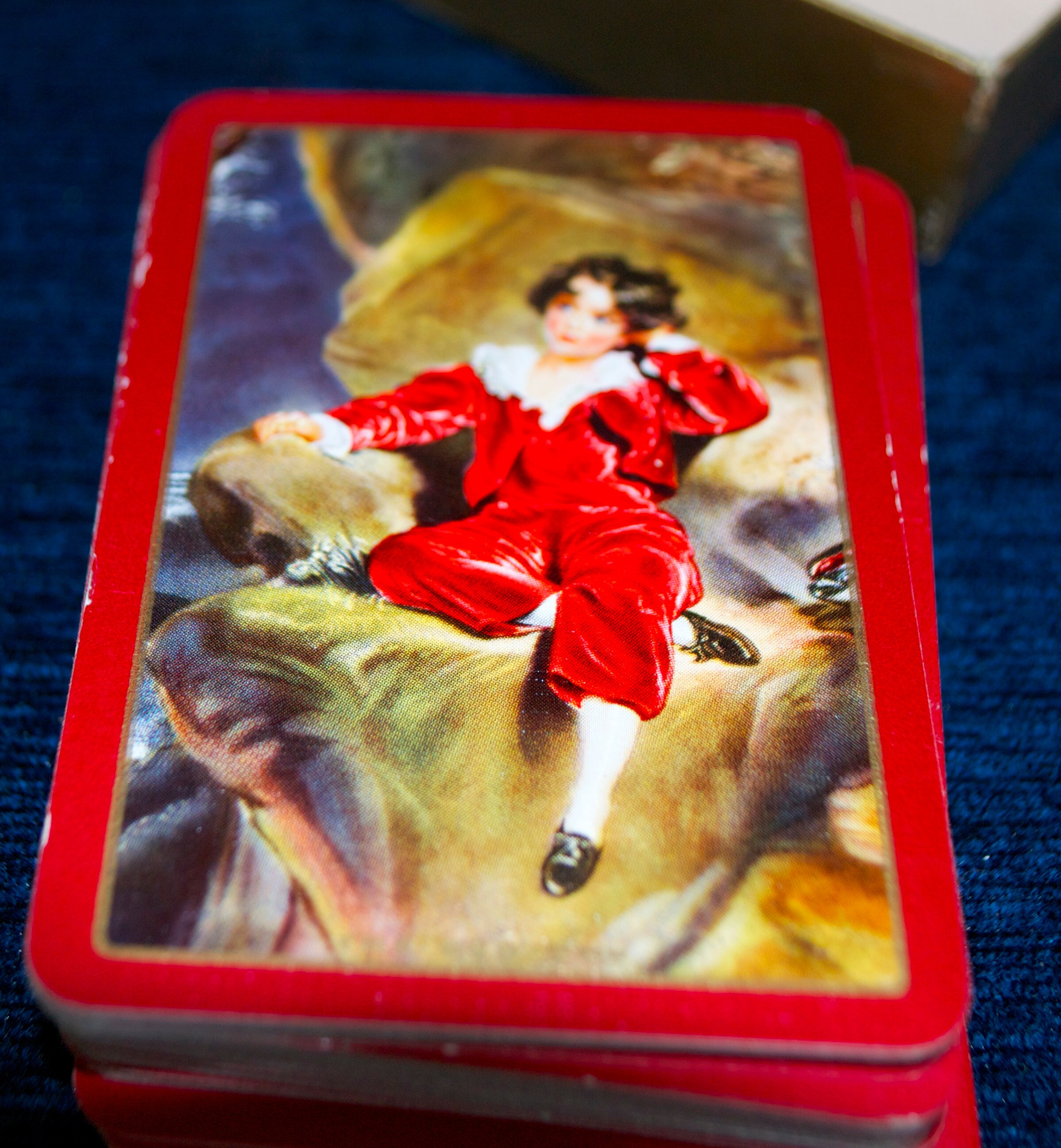 Vintage Waddington's Playing Cards the Boy in Red 1940's - Etsy