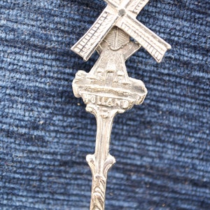 Vintage Dutch Silver Spoon Holland Turning Windmill & Tavern Scene ...