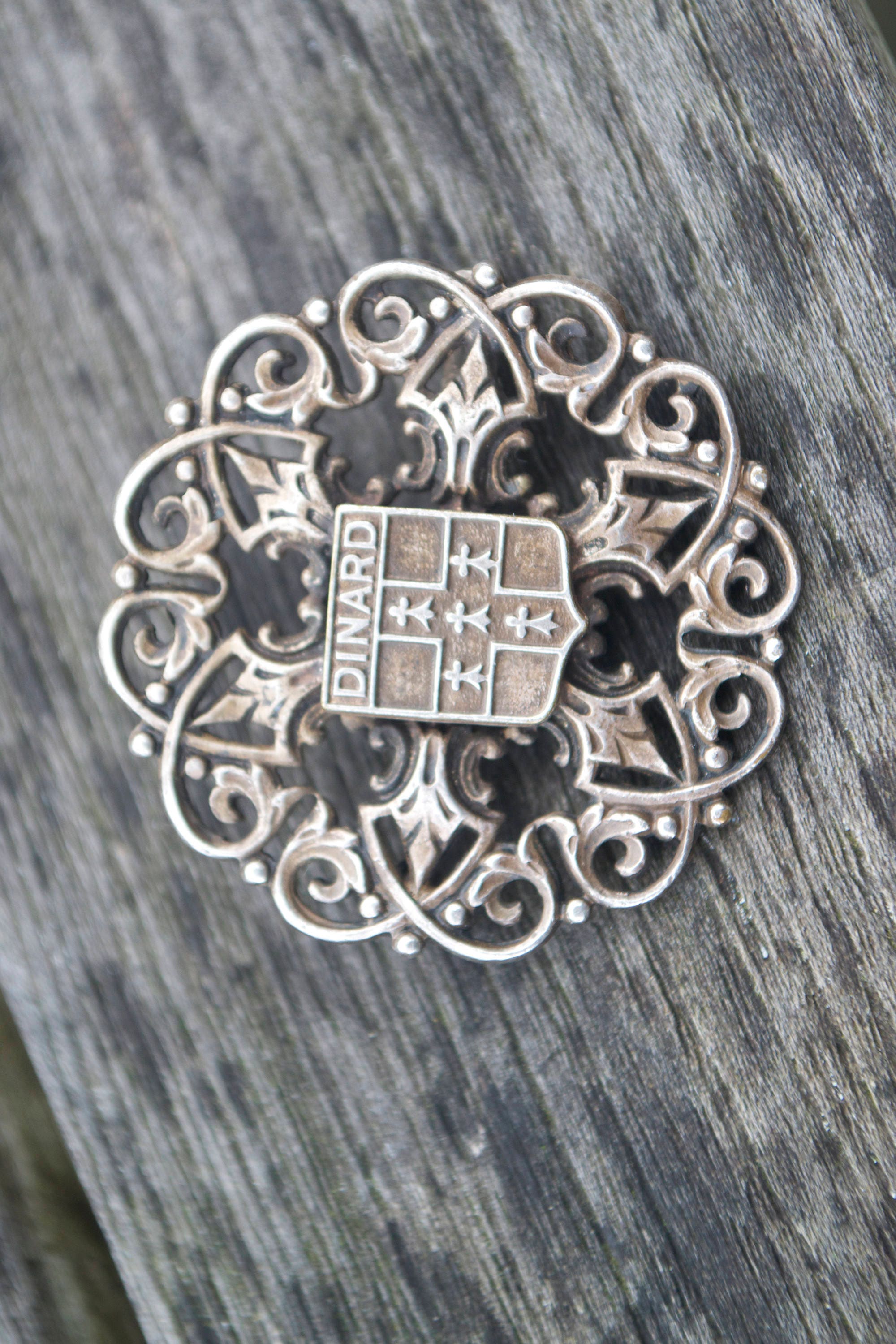 Stunning Vintage French Brooch From Dinan France Exquisite - Etsy