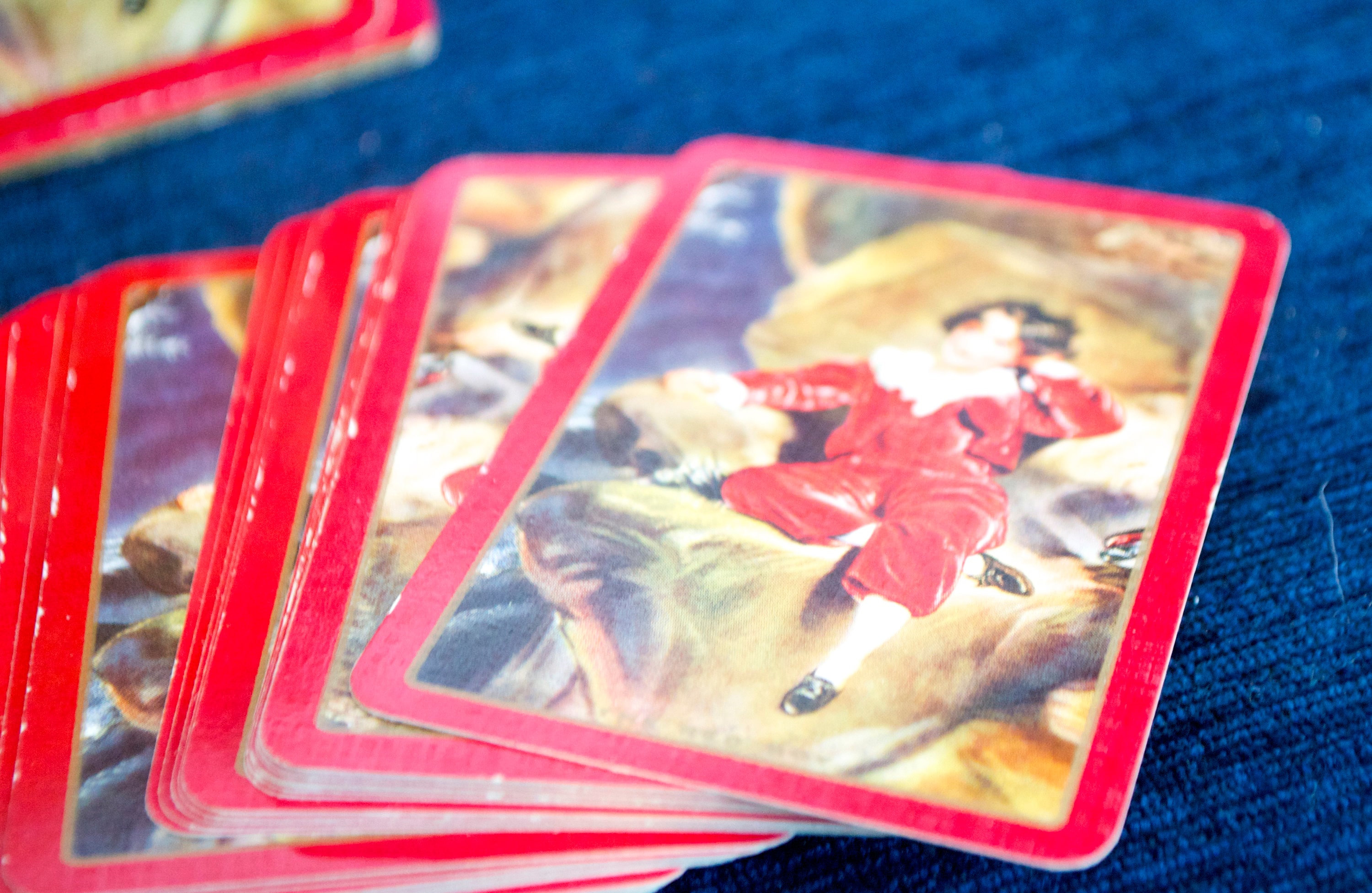 Vintage Waddington's Playing Cards the Boy in Red 1940's - Etsy