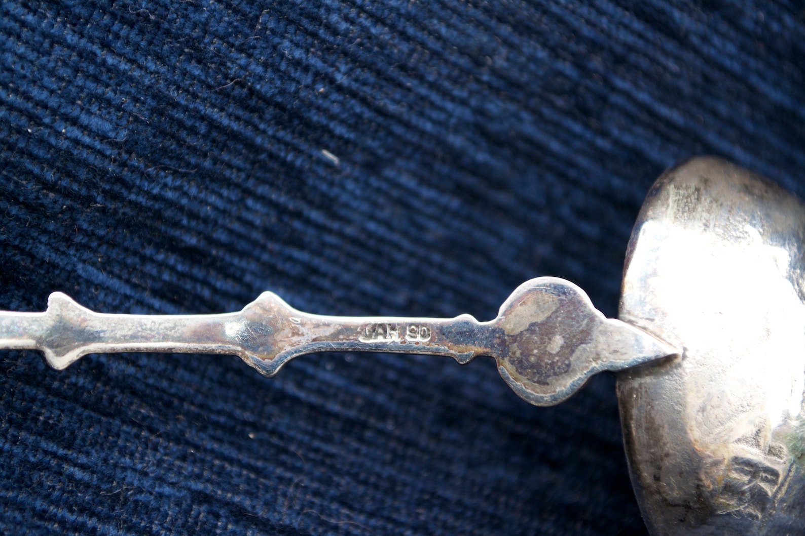 Vintage Dutch Silver Spoon Holland Turning Windmill & Tavern Scene ...