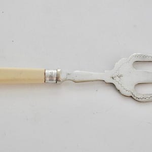 Antique Bread Fork Bakelite Handle EPNS & Sterling Silver Cuff - Etsy
