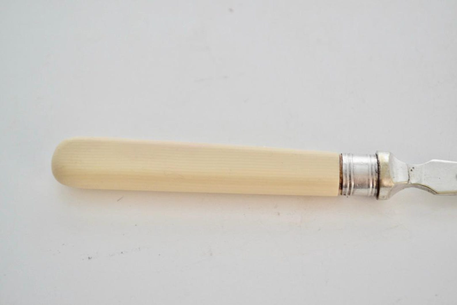 Antique Bread Fork Bakelite Handle EPNS & Sterling Silver Cuff - Etsy