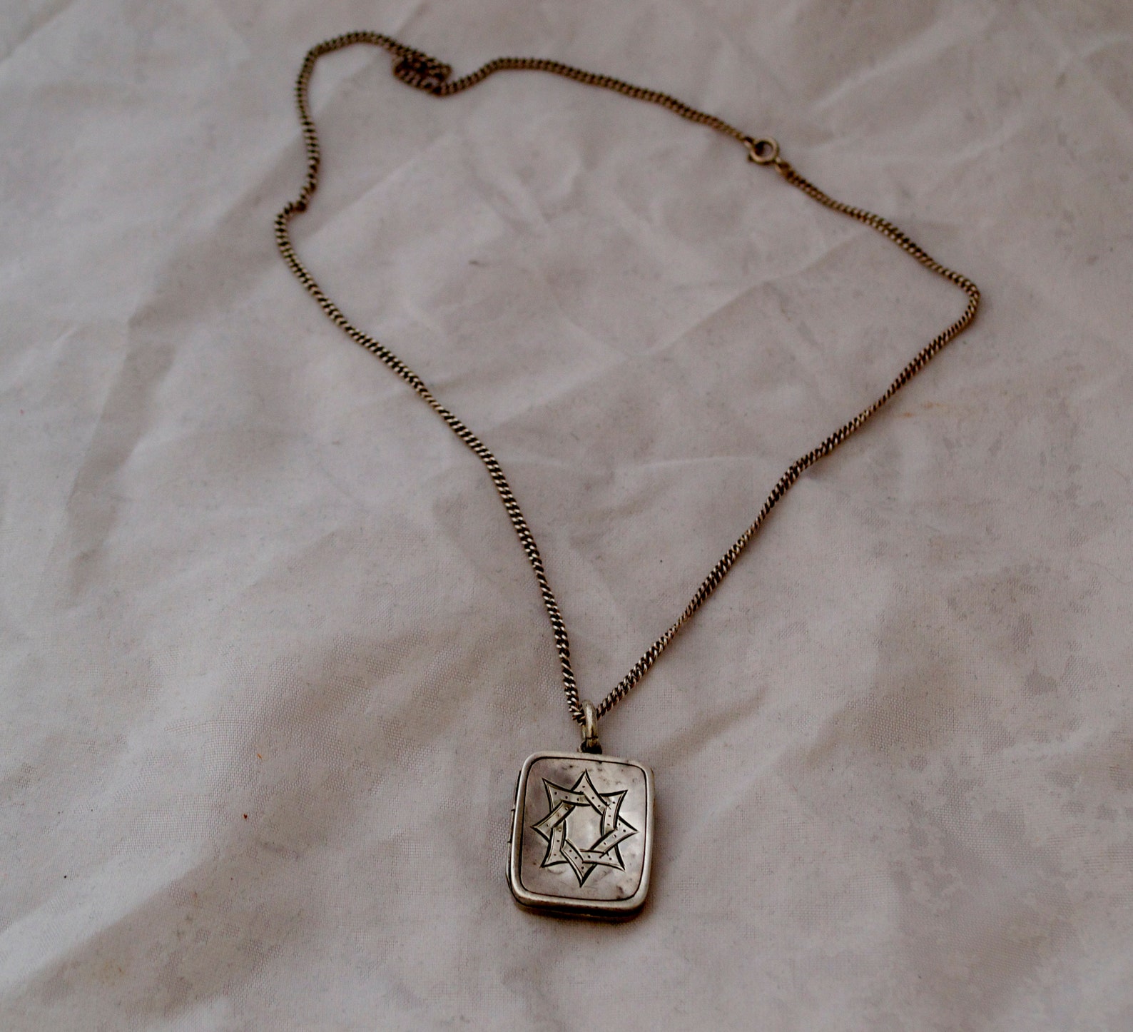 Antique Aesthetic Movement Silver Locket and Chain Hallmarked - Etsy