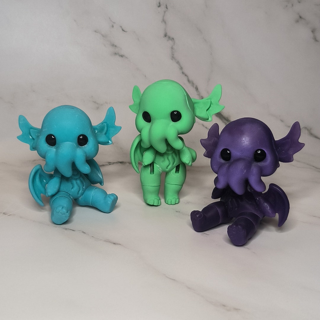 Bjd Doll Tiny Cthulhu Resin _ Ready to Ship - Etsy