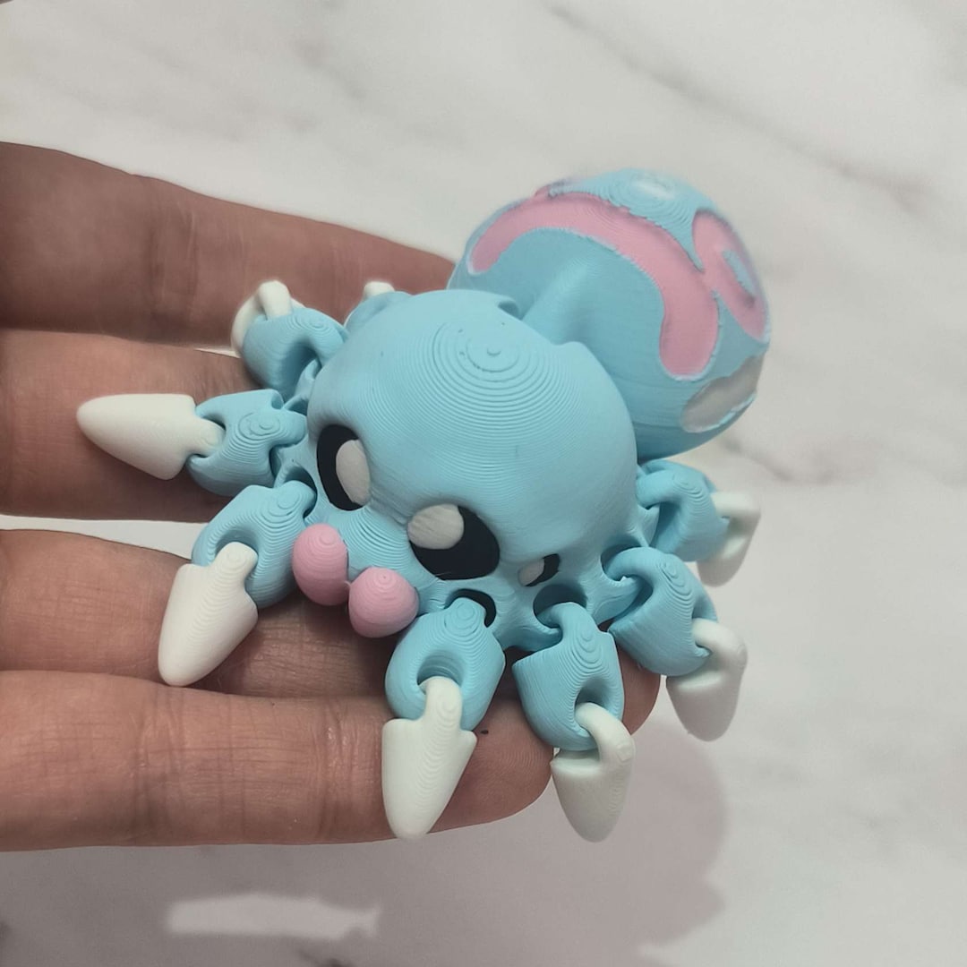 Flexi Toy Spider - STL and 3MF File - Etsy