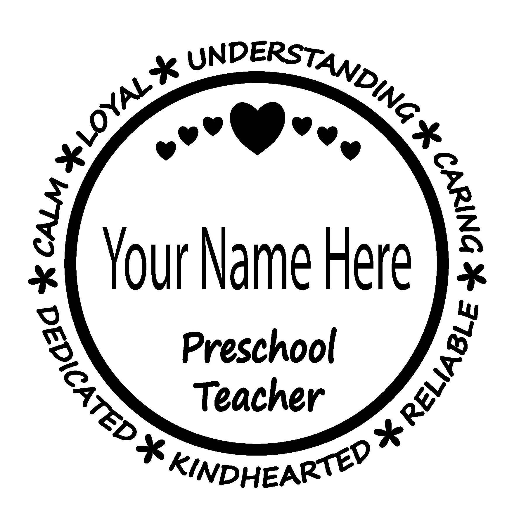 Preschool Teacher SVG Png, ECE Svg, Prek Svg, Personalize, Custom ...