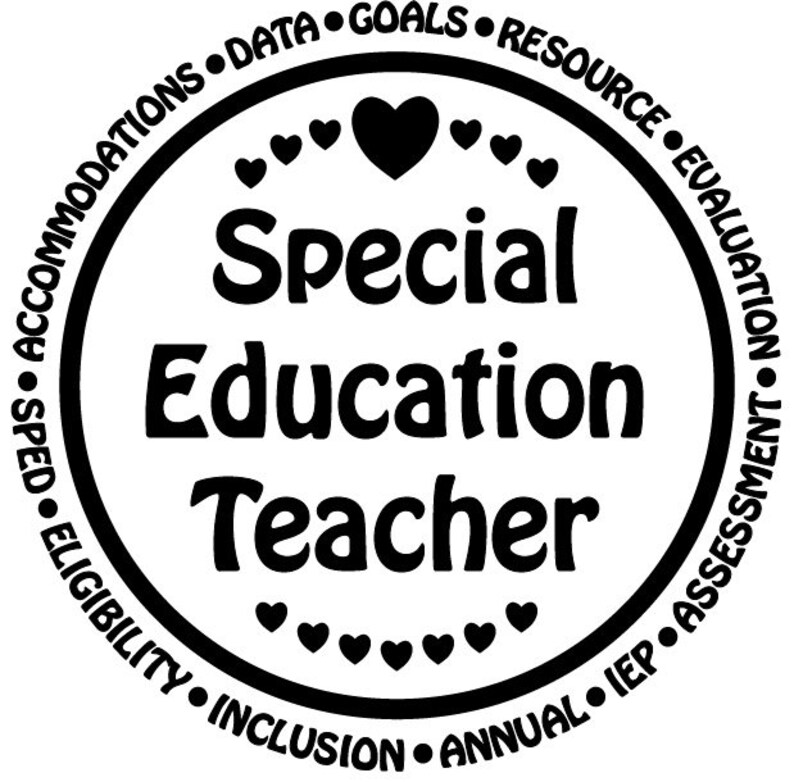 Special Education Teacher SVG Png, Cricut Cut File - Etsy