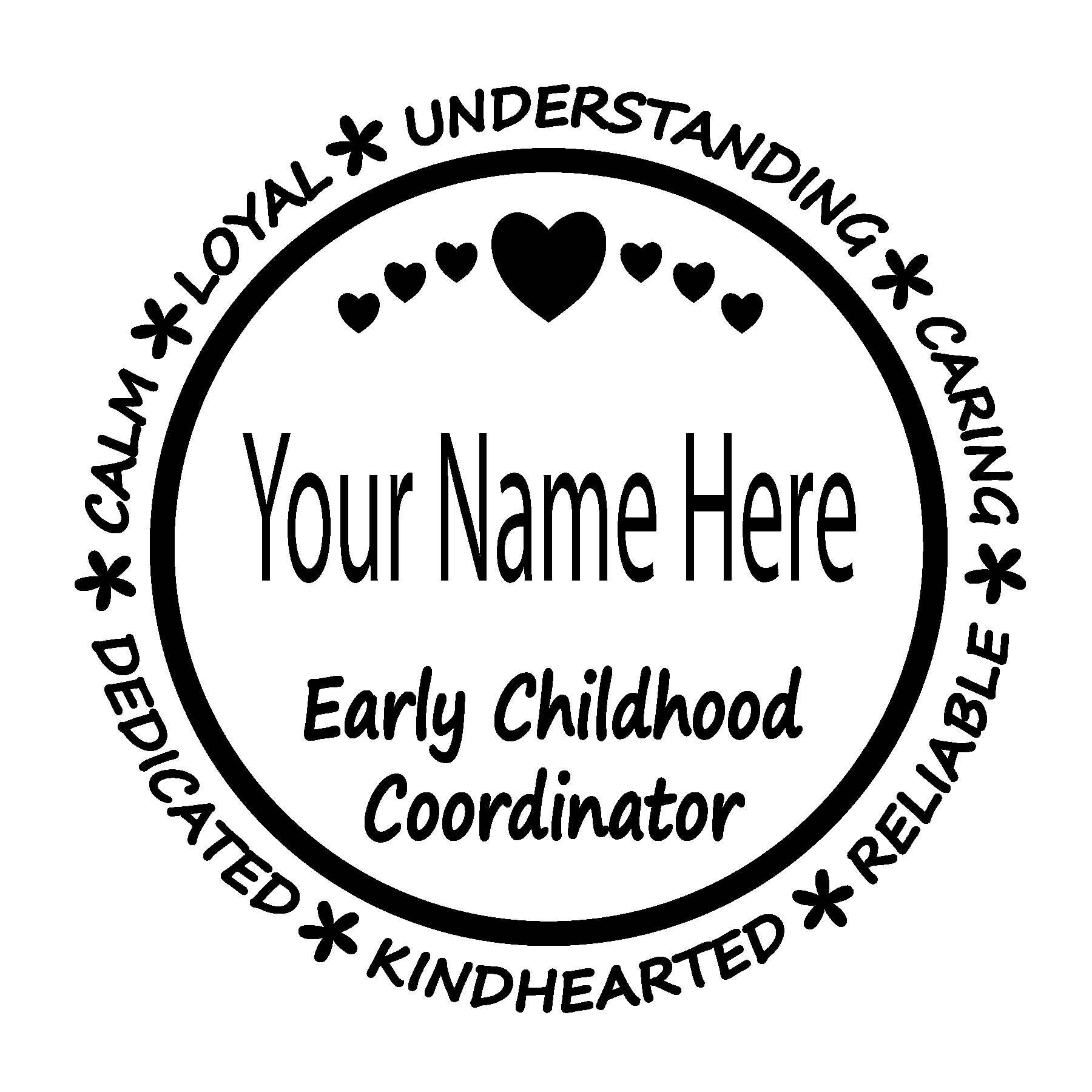 Early Childhood Coordinator SVG Png, ECE Svg, Prek Svg, Personalize ...