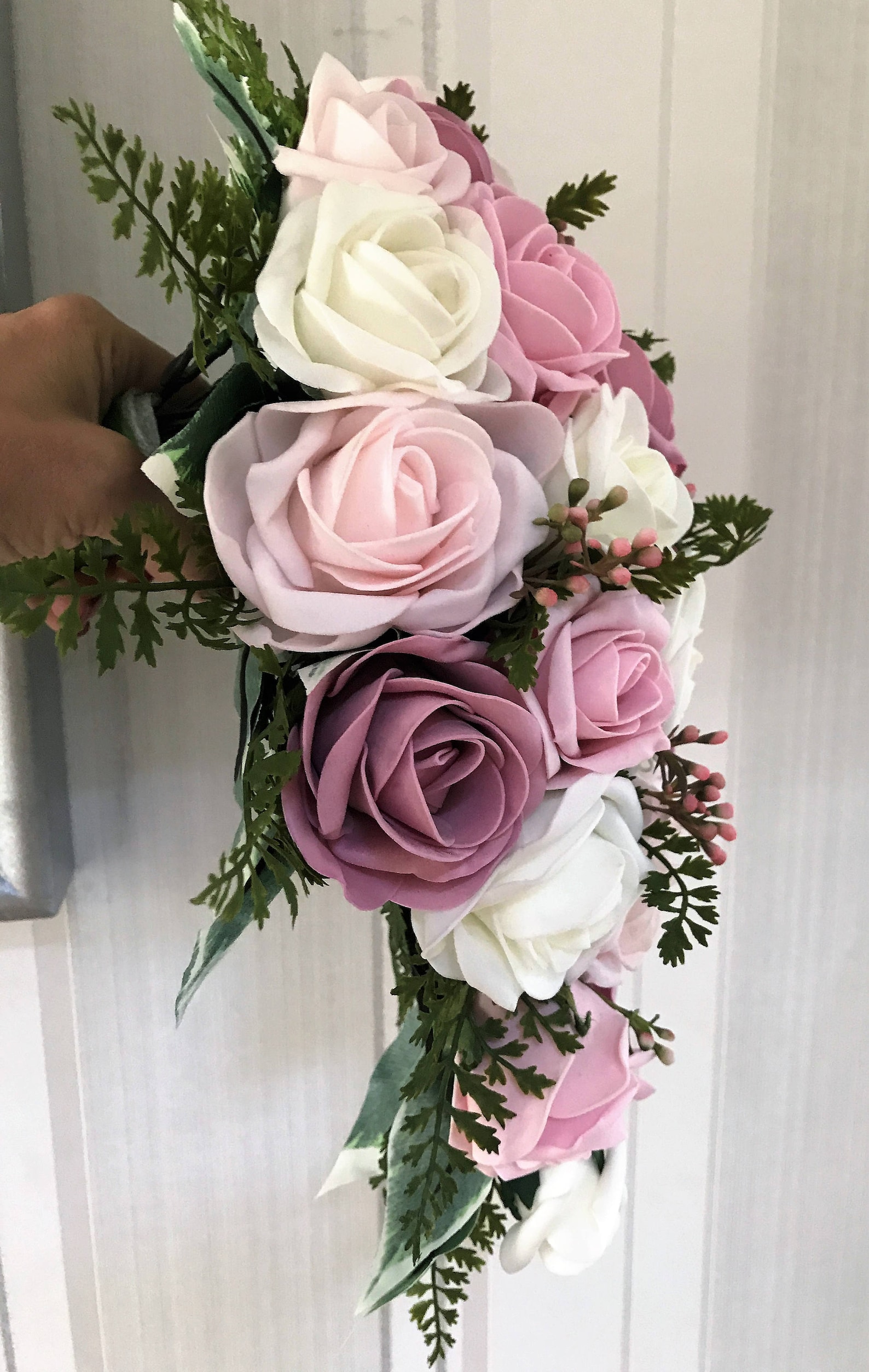 Gorgeous Ivory and Pink/rose Shades Roses Brides Wedding - Etsy