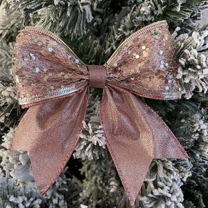 Champagne/rose Gold Tree Topper for 6 Foot Tree With Full Length ...