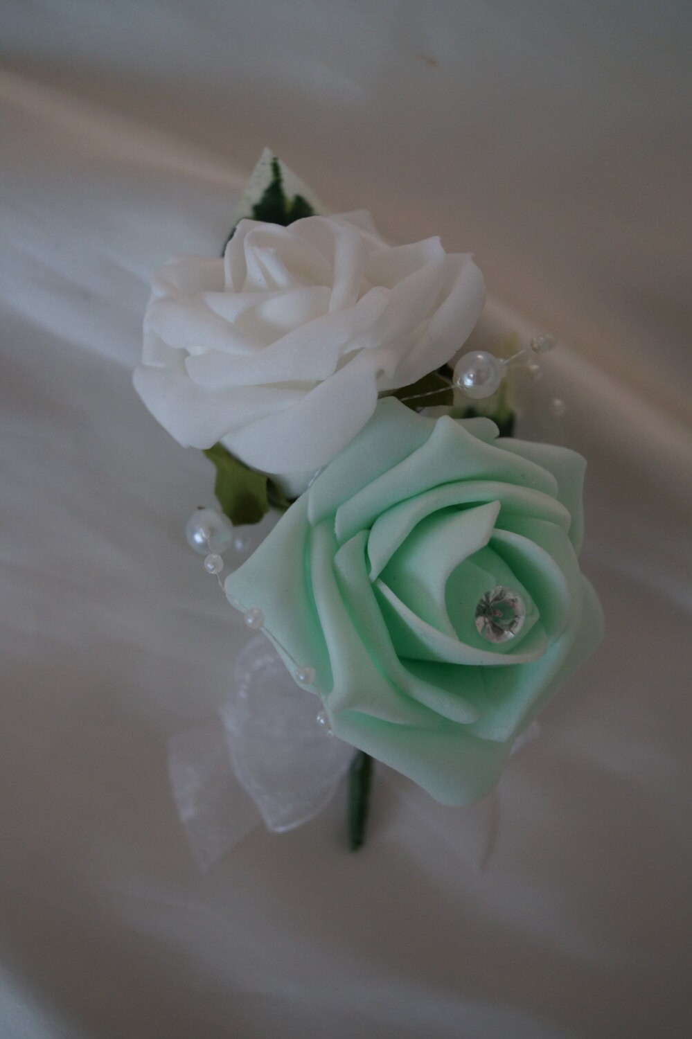 Wedding Flowers Mint & White Wedding Bouquets With - Etsy