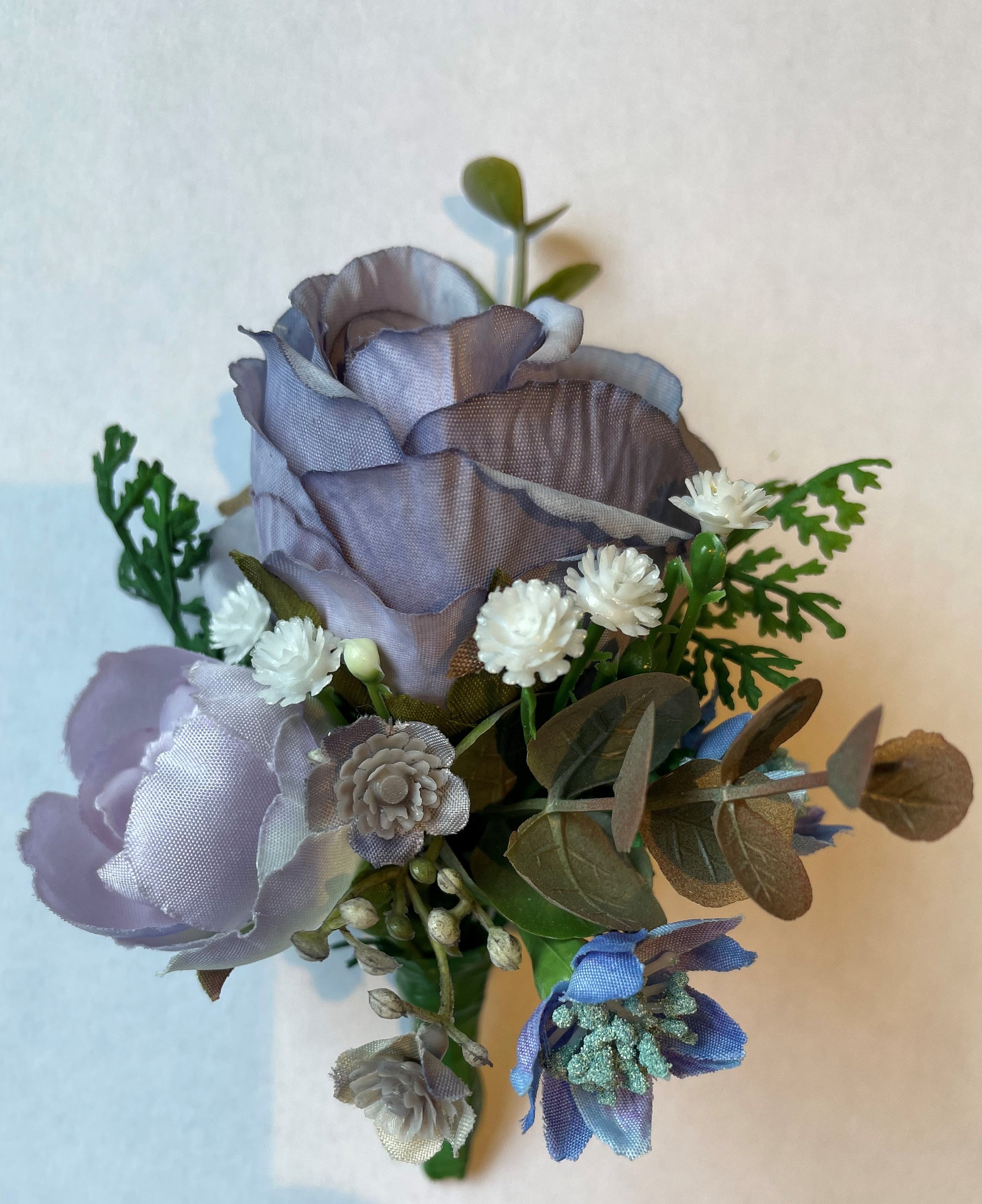 Artificial Wedding Flowers Dusky Lilac/purple/ivory Natural - Etsy